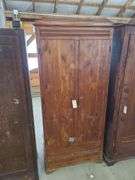 Vintage Cedar Wardrobe, Approx. 30x67x19, No Key - Baer Auctioneers ...