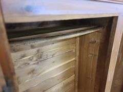 Vintage Cedar Wardrobe, Approx. 30x67x19, No Key - Baer Auctioneers ...