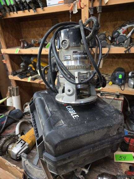 Porter Cable Router W/Case - Baer Auctioneers - Realty, LLC
