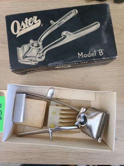 Vintage Oster Model B Hair Clipper - Baer Auctioneers - Realty, LLC