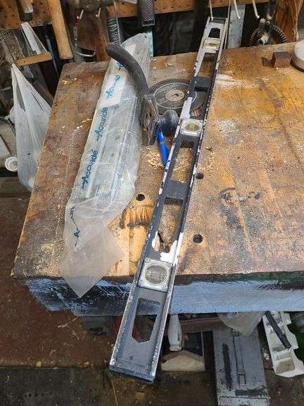 Contents Of Table Top, Extension Cords, Sandpaper, And Brushes - Baer ...