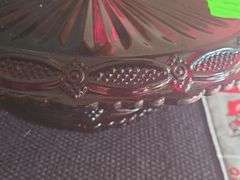 Vintage Avon Cape Cod Cake Stand - Baer Auctioneers - Realty, LLC