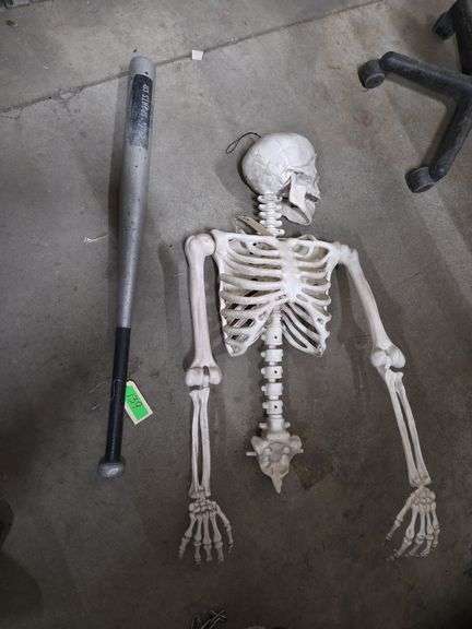 Skeleton, Baseball Bat,Chicken Poster - Baer Auctioneers - Realty, LLC