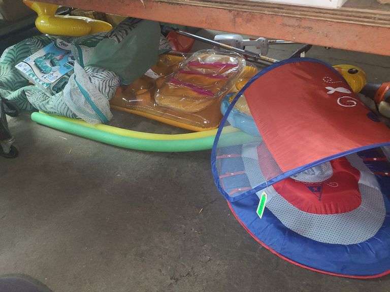 Assorted Pool Toys, Floaties And Pool Noodles - Baer Auctioneers ...