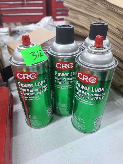Four Cans of CRC Power Lube Spray - Baer Auctioneers - Realty, LLC