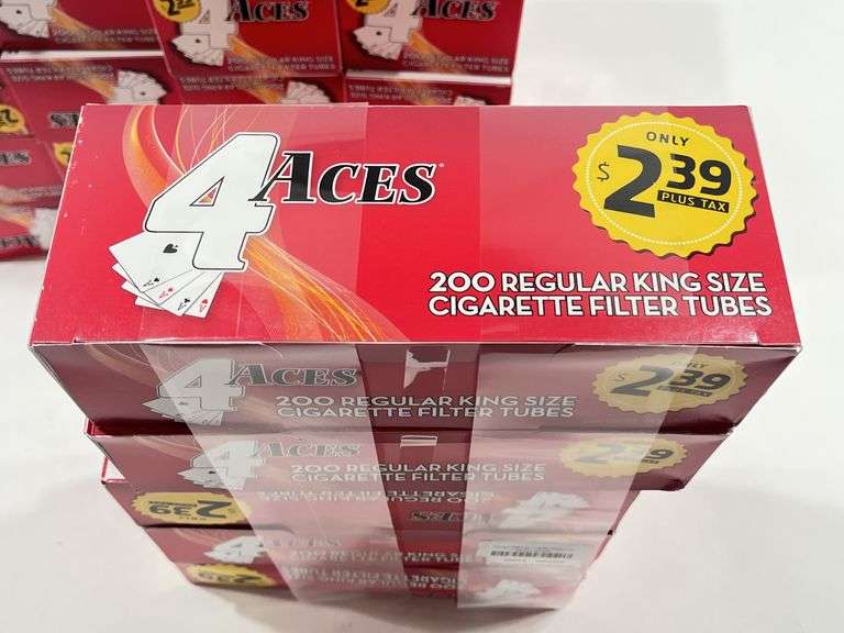 (5000) NEW Regular King Size Cigarette Filter Tubes (Empty) - Black And ...