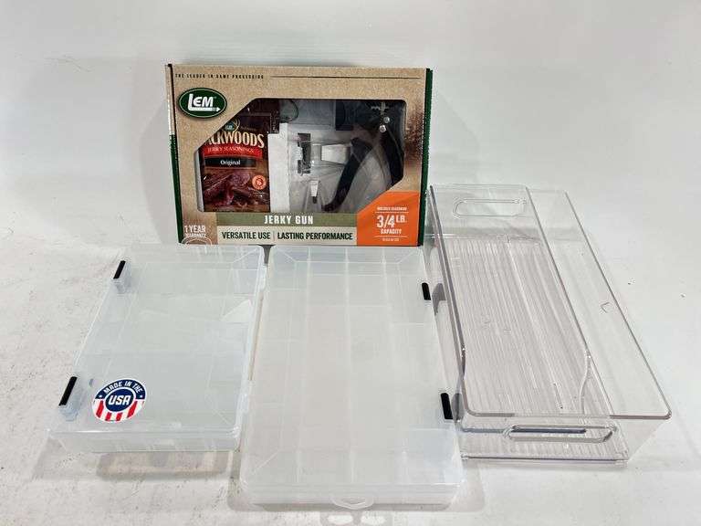 NEW Jerky Gun & Storage Containers - Black And Gold Auctions