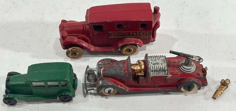 VTG Cast Iron & Metal Toy Cars: Tootsie Toy & More - Black And Gold ...