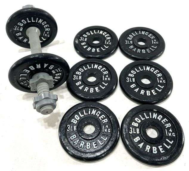 Bollinger Barbell Adjustable Weights - Black And Gold Auctions