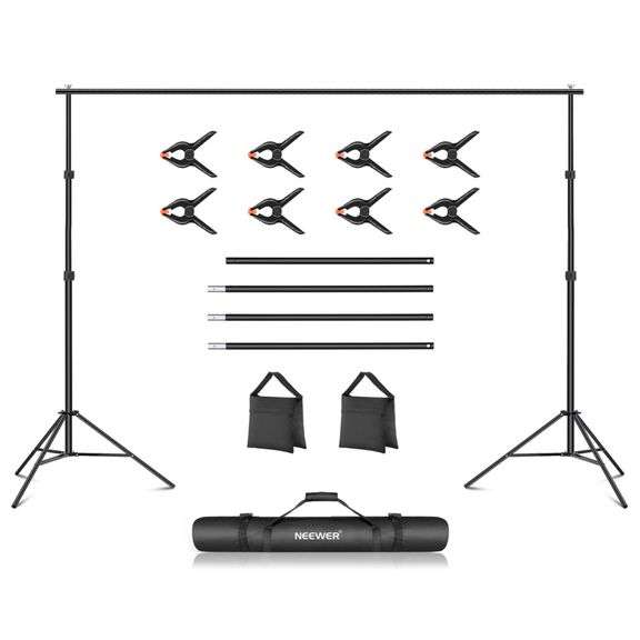 New NEEWER 10 x 7 FT Adjustable Photo Studio Backdrop Support System ...