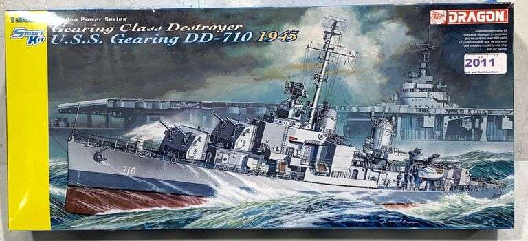 Dragon plastic ship model - Black And Gold Auctions