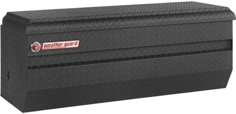 NEW WeatherGuard 47" Aluminium Truck Tool Chest - Black And Gold Auctions