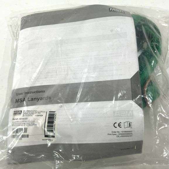 New MSA V-Series Standard Twin-Leg Adjustable Energy Absorbing 6 ...