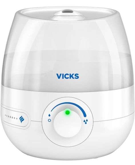 New Vicks EasyCare+ Top Fill Filter Free Humidifier - Black And Gold ...