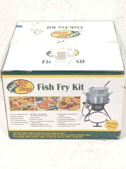 Bass Pro Shops Fish Fry Kit - Black And Gold Auctions