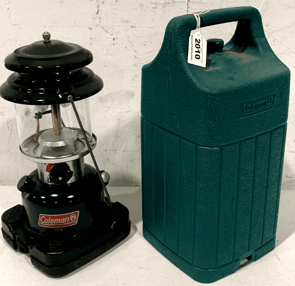 Coleman 288 gas camping lantern - Black And Gold Auctions