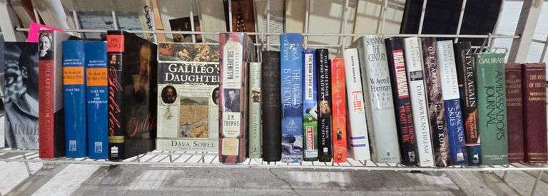 Shelf of Books: Biography/Autobiography - Black And Gold Auctions