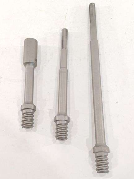 (1) Milwaukee Extension For Thick Wall Core Bit & (2) Milwaukee SDS-Max ...