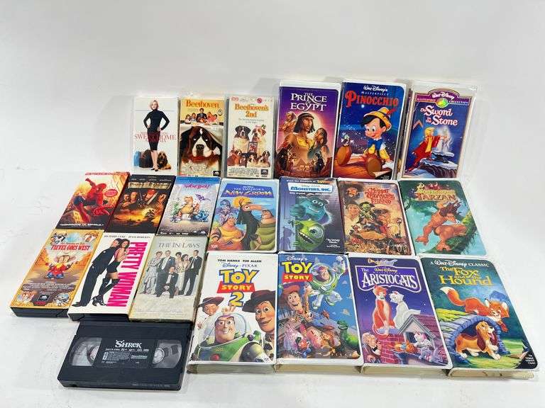 VHS Tape Collection: Disney & More - Black And Gold Auctions