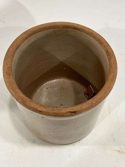 2 Gallon Marshall Pottery Crock & 1 Gallon Crock - Black And Gold Auctions