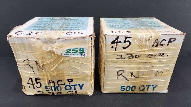 (500)+, Bull-X Inc, .45 ACP, 230 GR, Extra Hard Cast Bullets - Black ...