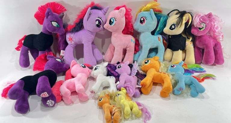 My Little Pony Gen 4 Build-A-Bear Plushies & More - Black And Gold Auctions