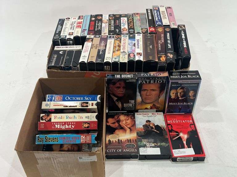 VHS Tapes: Action, Classics & More Movies - Black And Gold Auctions