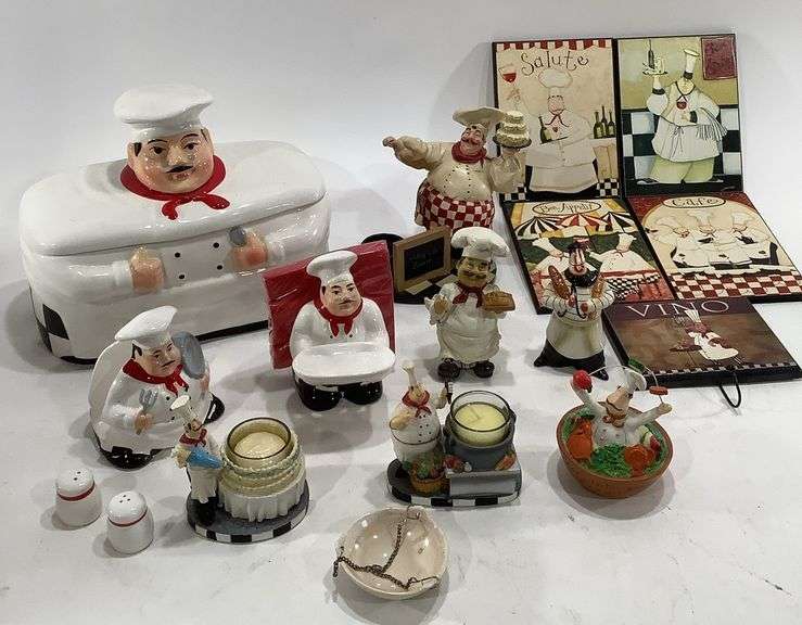 Chef Kitchen Decor - Black And Gold Auctions