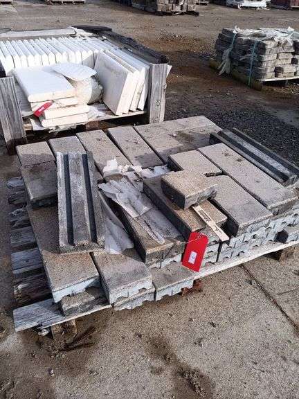 Concrete Grooved Paving Blocks - Black And Gold Auctions