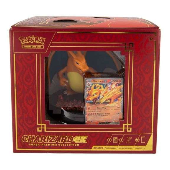 New Pokémon TCG Charizard EX Super-Premium Collection - Black And Gold ...
