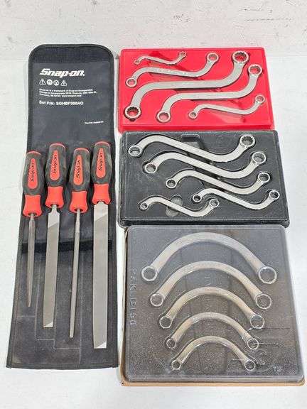 Snap-On S & C Type Wrenches & File Set - Black And Gold Auctions