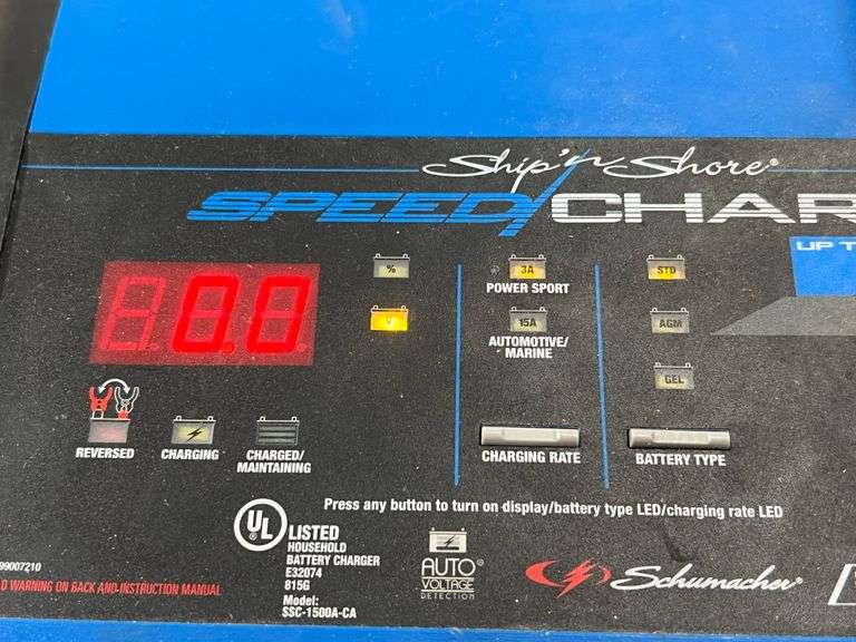 Schumacher Ship ‘N Shore Speed Charge Electric 2-in-1 Rapid Battery ...