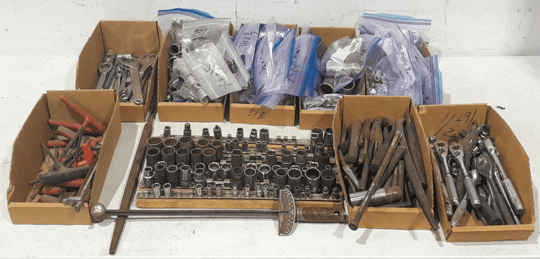 Wide Assortment Of Tools - Black And Gold Auctions