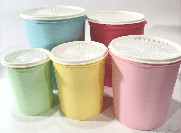 Pastel Tupperware Brand Set - NEW - Black And Gold Auctions