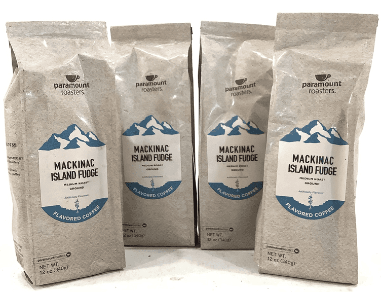 Paramount Roasters Medium Roast Mackinac Island Fudge Coffee - Black And Gold Auctions