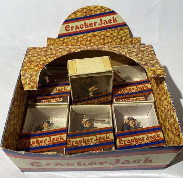 Cracker Jack Box w/ Ornaments - Black And Gold Auctions