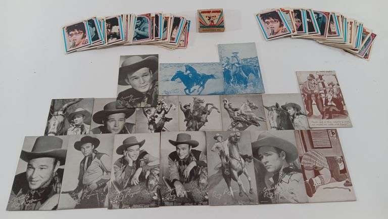 Vintage, Roy Rogers & Elvis Movie Star Cards - Black And Gold Auctions
