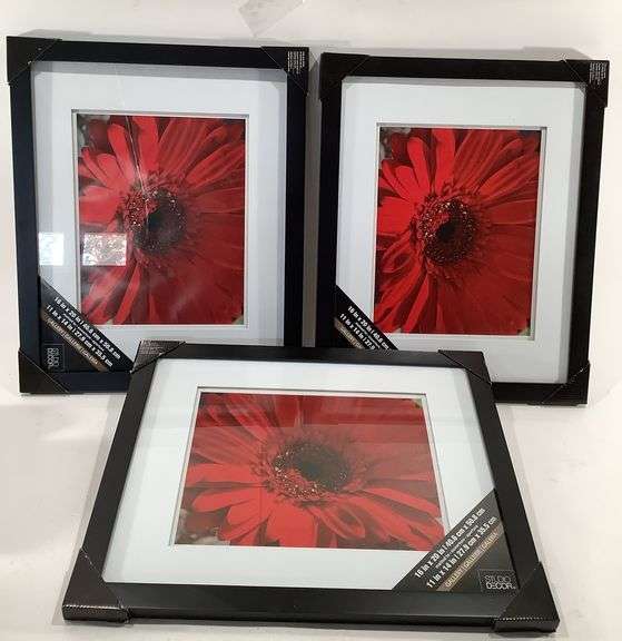 3 Studio Decor Art Fames - Black And Gold Auctions