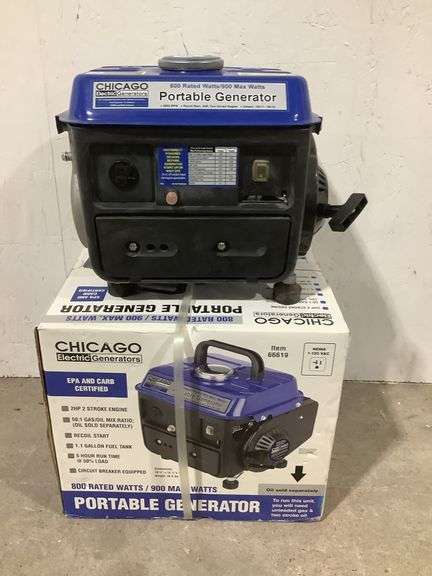 Chicago Portable Generator - Black And Gold Auctions