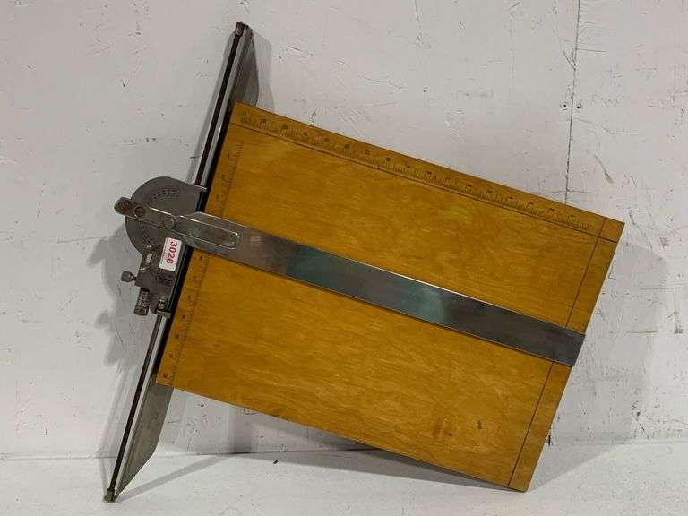 Paraliner Wooden Drafting Table/Tool? - Black And Gold Auctions