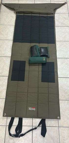 MidwayUSA Pro Series Competition Shooting Mat & (3) Caldwell Weight ...