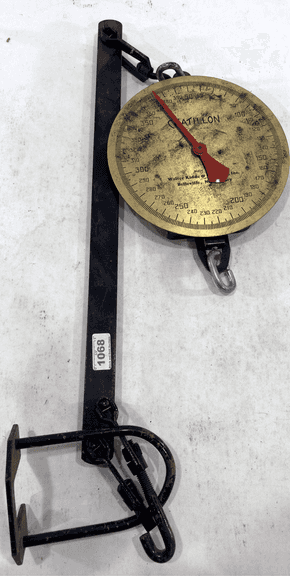 Chatillon Cylinder Scale - Black And Gold Auctions