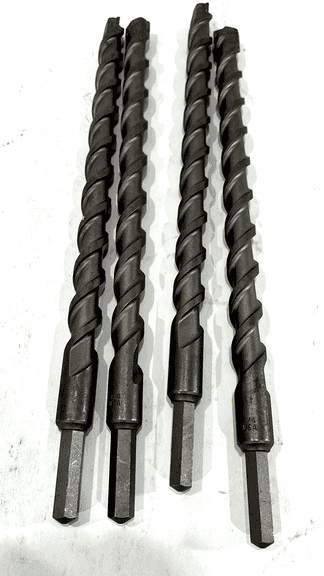 (4) NEW Heavy Duty Concrete Bits - Black And Gold Auctions