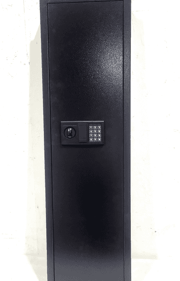 New 51" Tall Fireproof Wall Safe w/ Key & Digital Code Lock - Black And ...