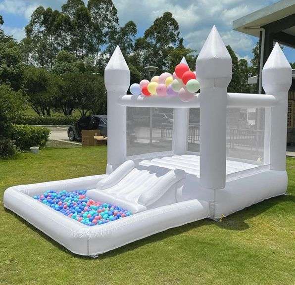 Inflatable Castle Bounce House - Black And Gold Auctions