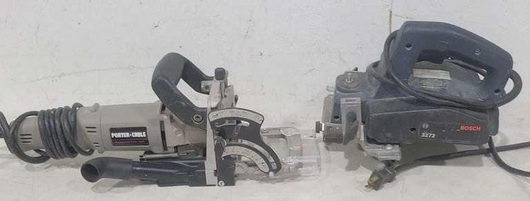 Porter-Cable 557 Deluxe Biscuit/Plate Joiner & Bosch 3272 hand planer ...