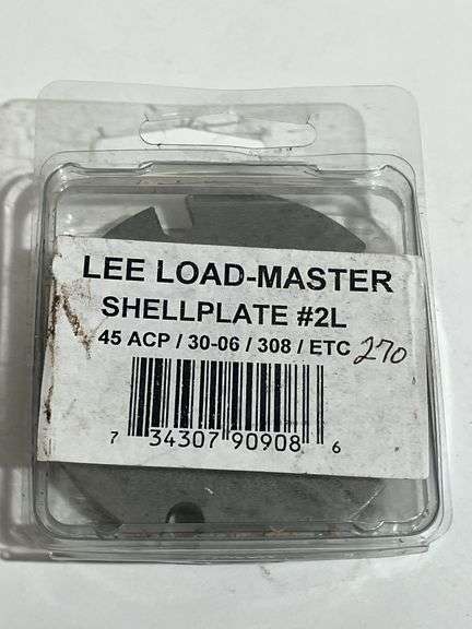 45 ACP / 30-06 / 308 Lee Load-Master Shell Plate #2L - Black And Gold ...