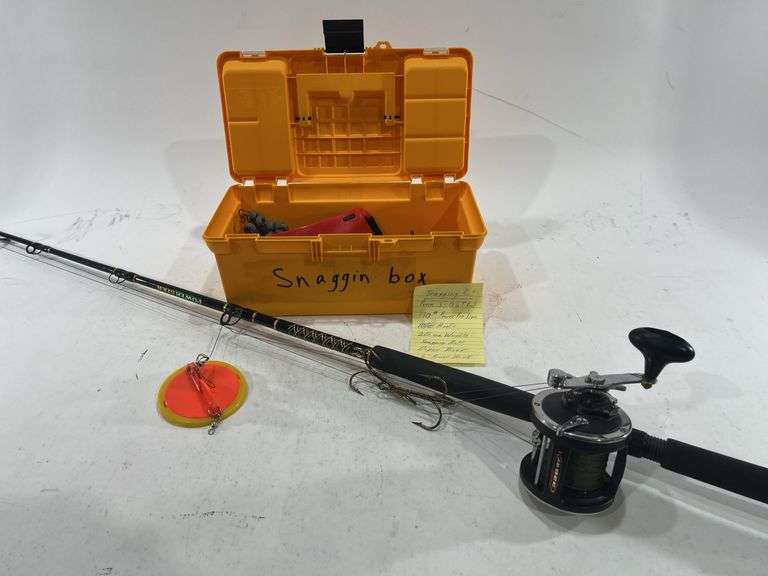 Power Stick Off Shore Angler Fishing Rod w Penn 330 GT2 Reel & Snagging ...