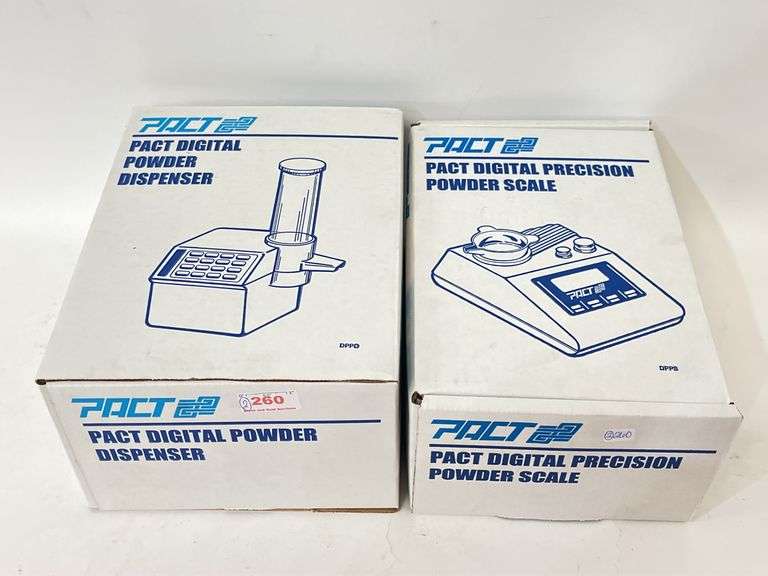 Pact Digital Powder Dispenser & Scale - Black And Gold Auctions