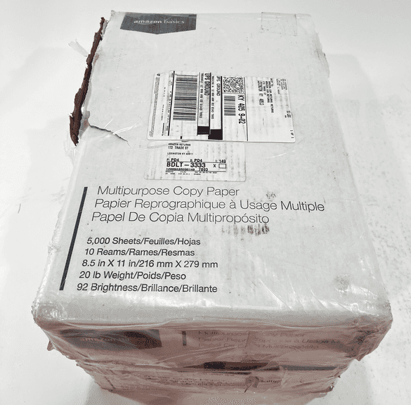 (5,000) Sheets of Standard Multipurpose Copier Paper - Black And Gold ...
